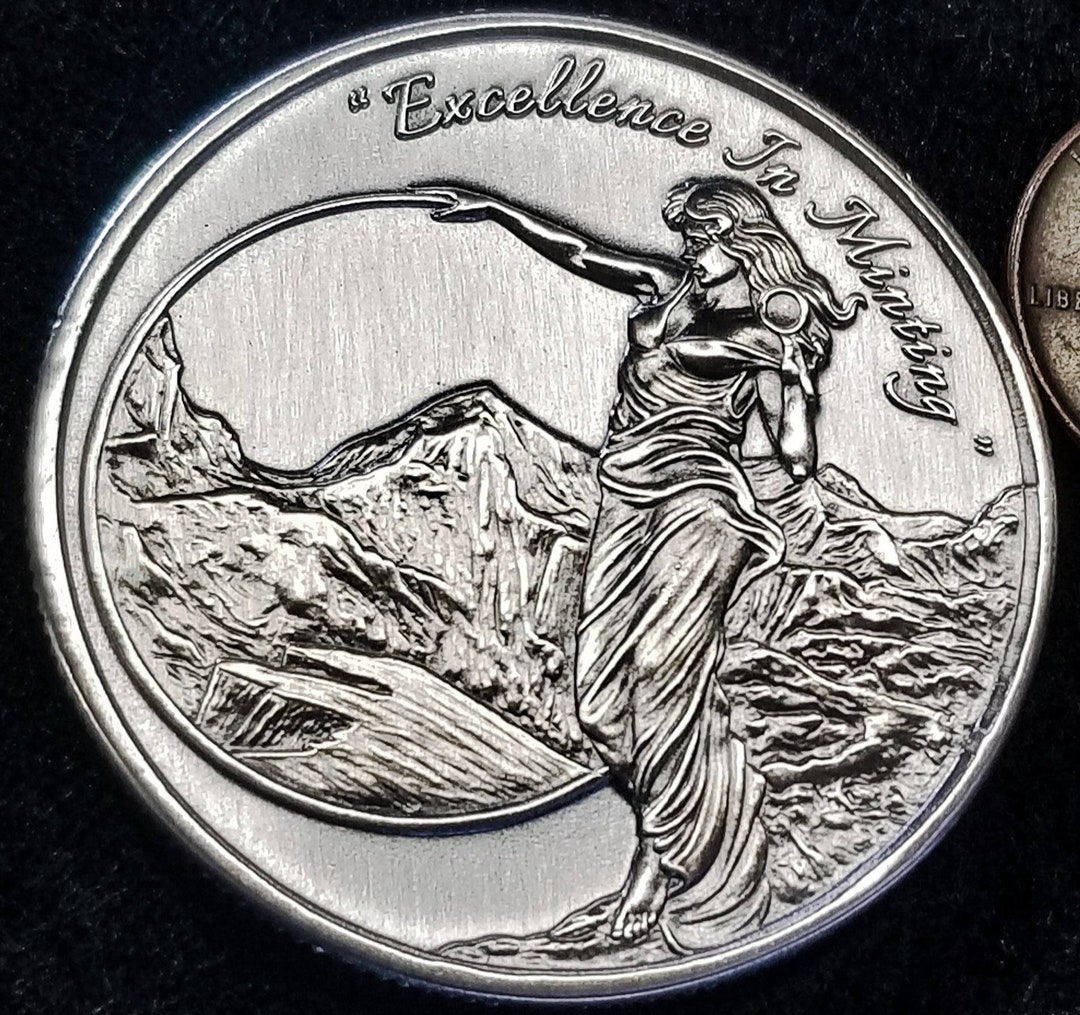 Mason Mint, Excellence in Minting, 1 Troy Ounce of .999 Antiqued Fine ...