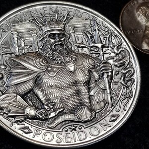 Poseidon the Ocean Emporer, the Lost City of Atlantis. High Relief 1 ...