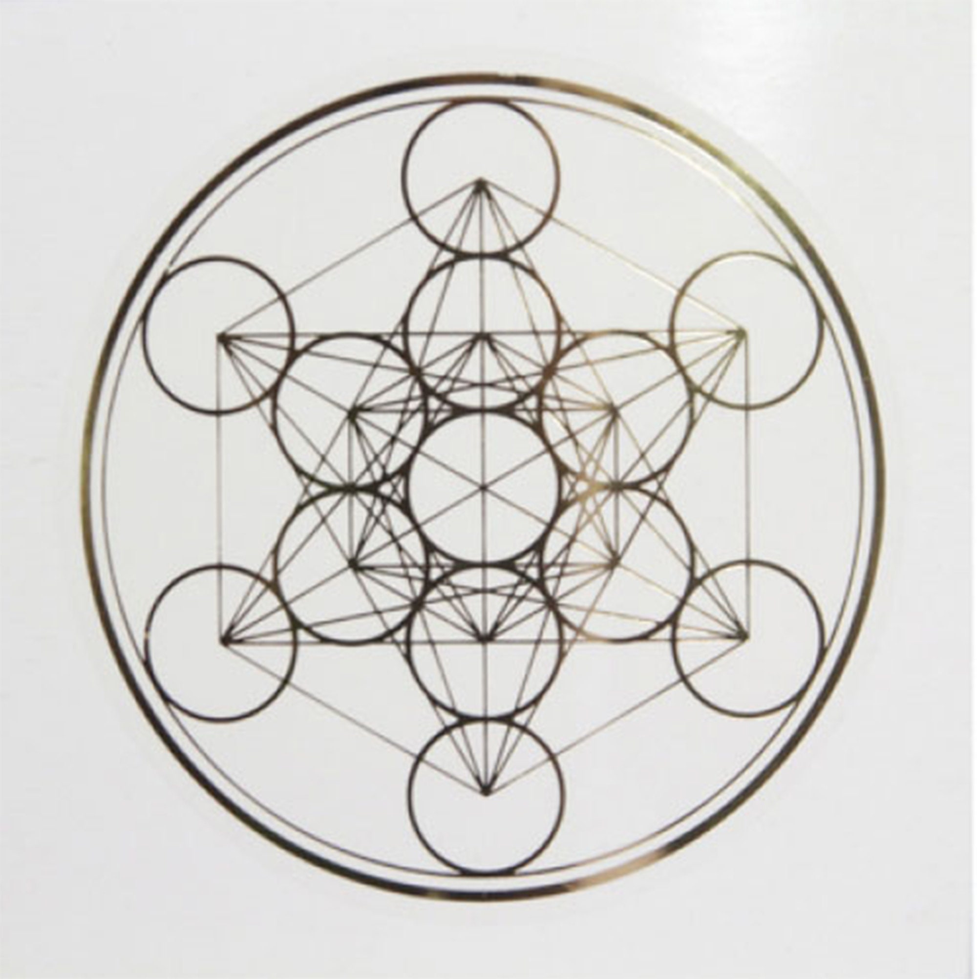 Metatron's Cube Sticker - Etsy