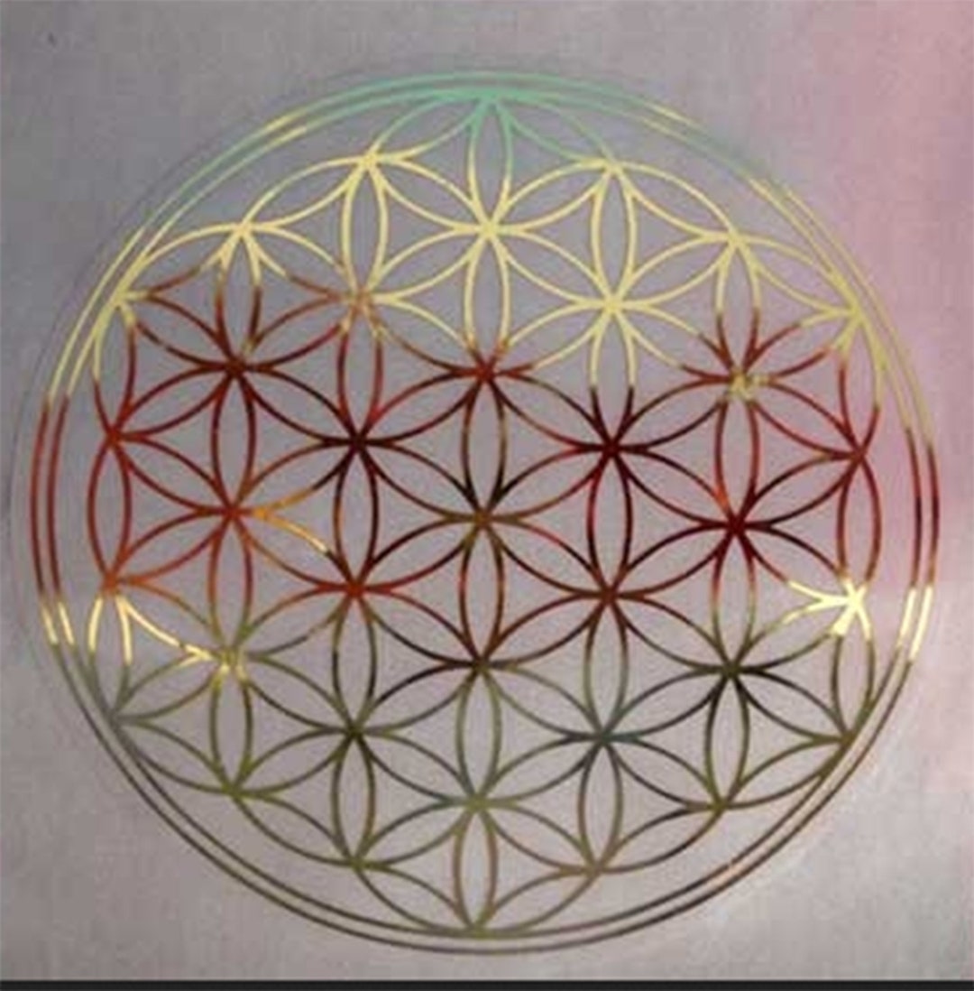 Flower of Life Sticker - Etsy