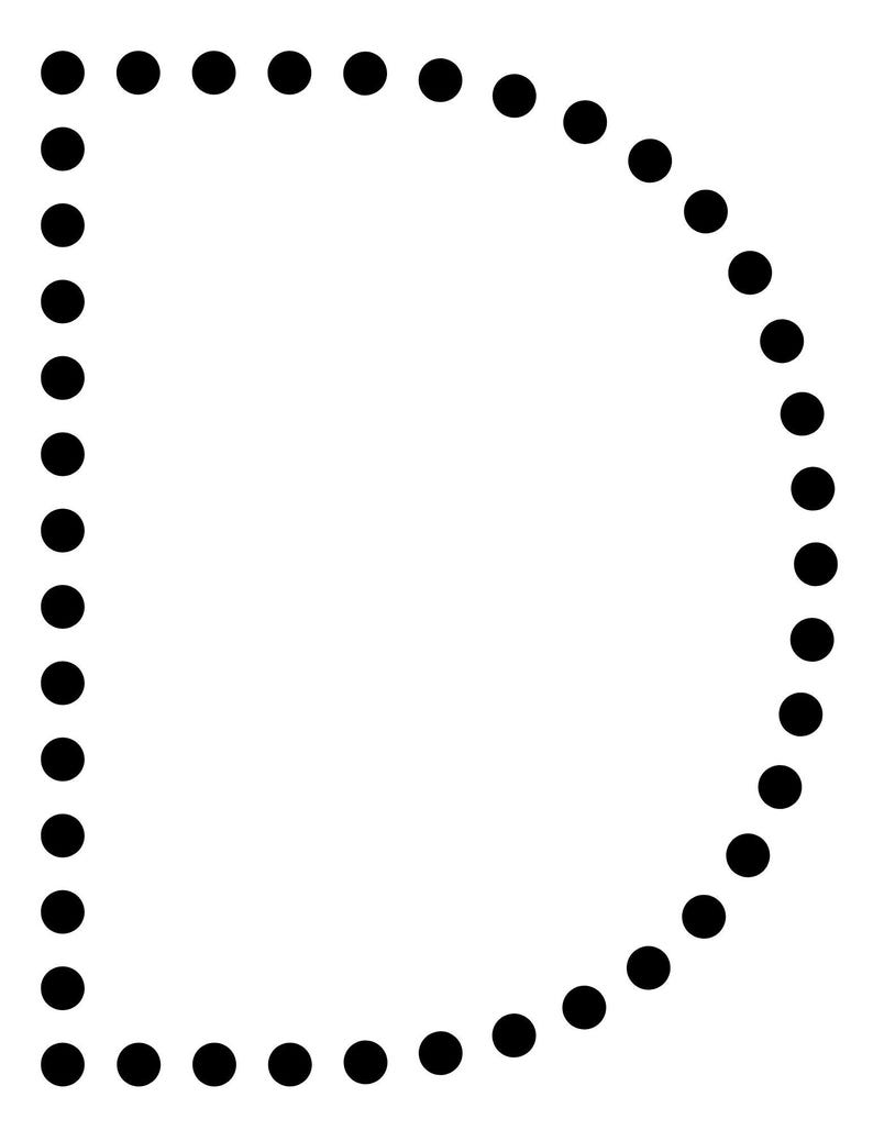 Alphabet Dot to Dot Tracing Worksheet - Etsy