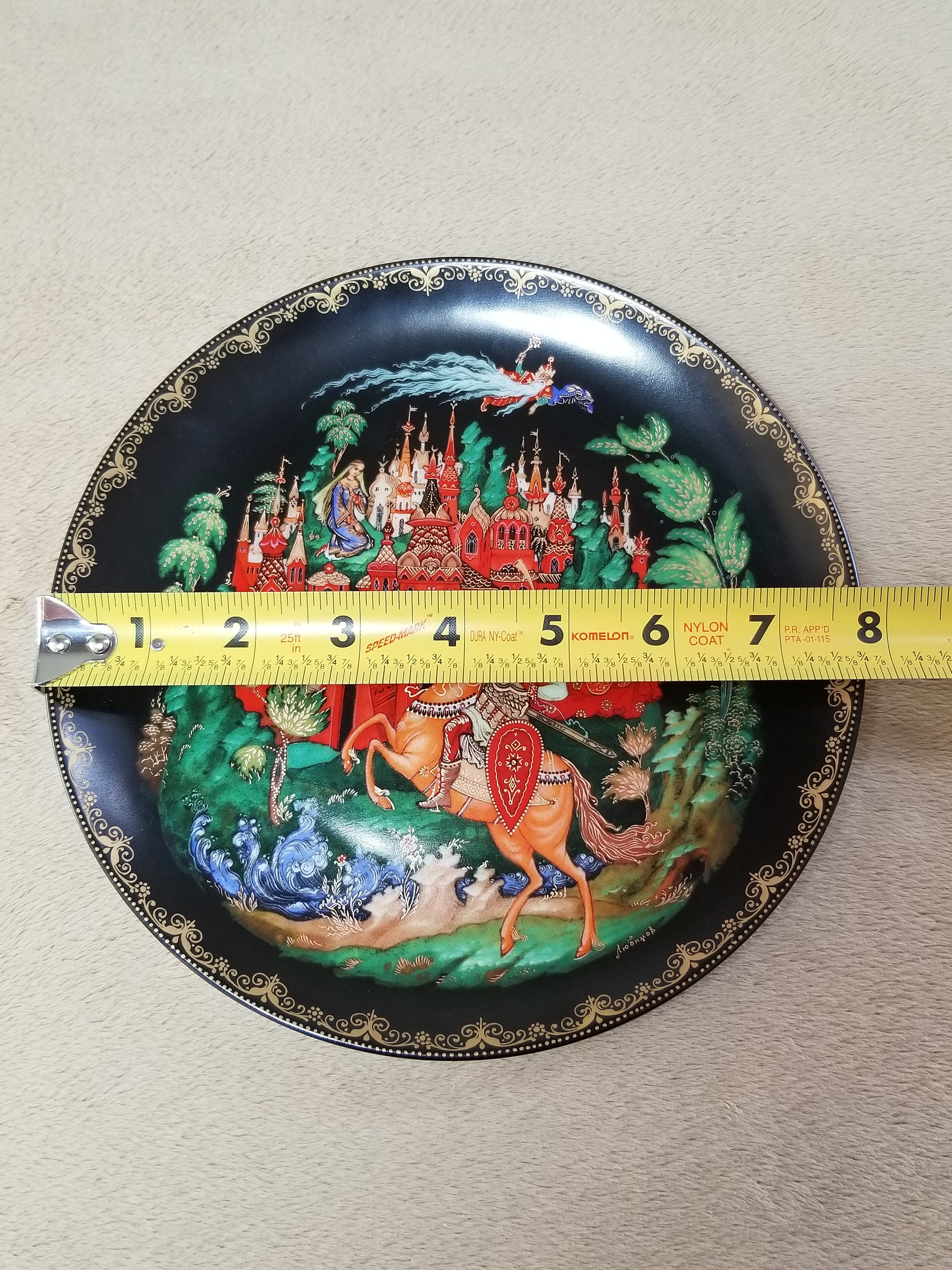 1 Collectible Russian Plate Tianex 1988 Vintage Legends | Etsy