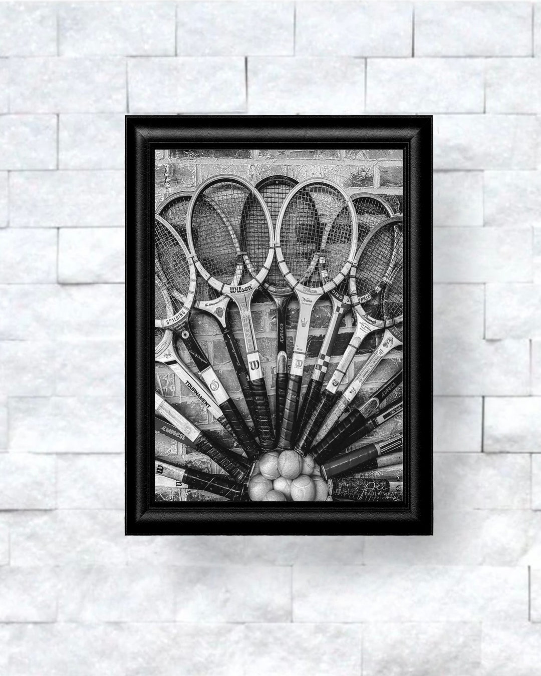 Tennis Wall Art, Tennis Decor, Tennis Gift, Tennis Present, Tennis Ball ...