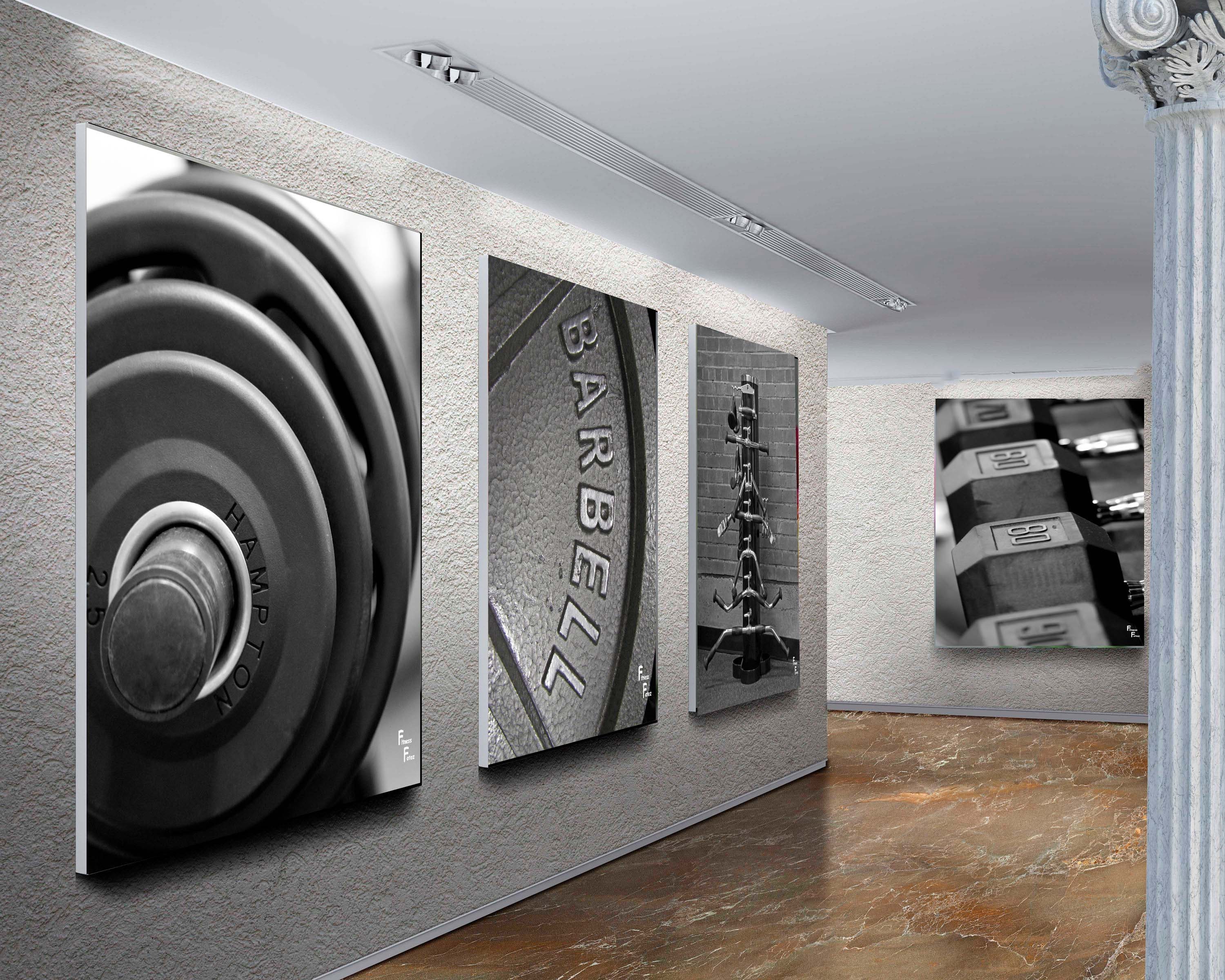 Gym Décor, Bodybuilding Art Set, Weightlifting Art Set, Body Builder ...