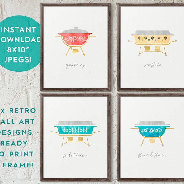 Pyrex Art - Etsy