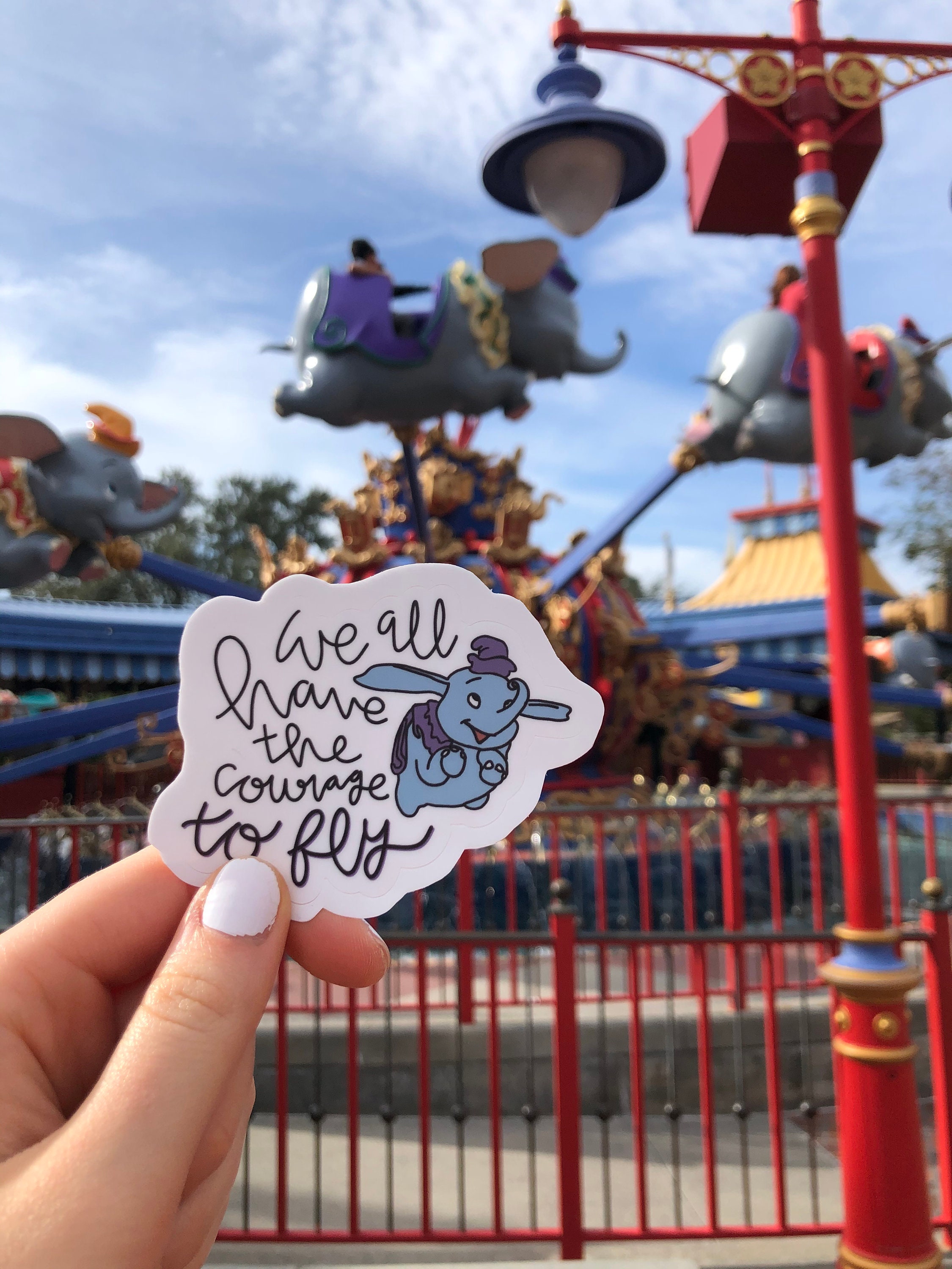 Dumbo Happily Ever After Sticker Laptop Stickers VSCO Stickers - Etsy