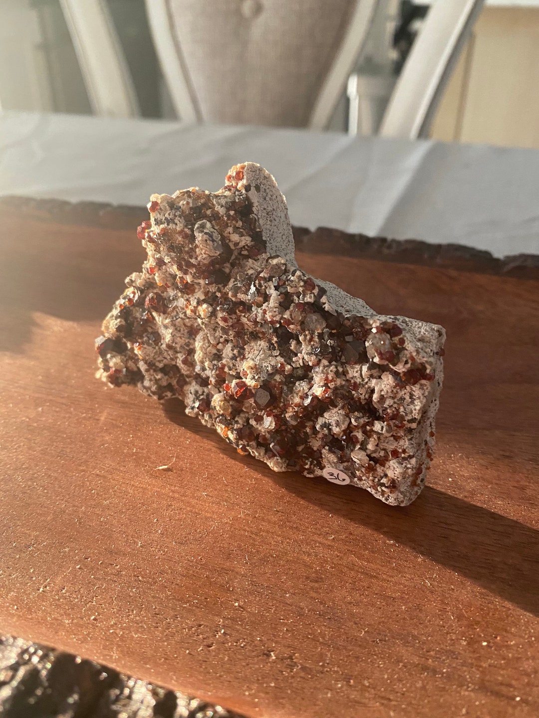 Natural Genuine Garnet and Smoky Quartz Crystal Metaphysical Healing ...