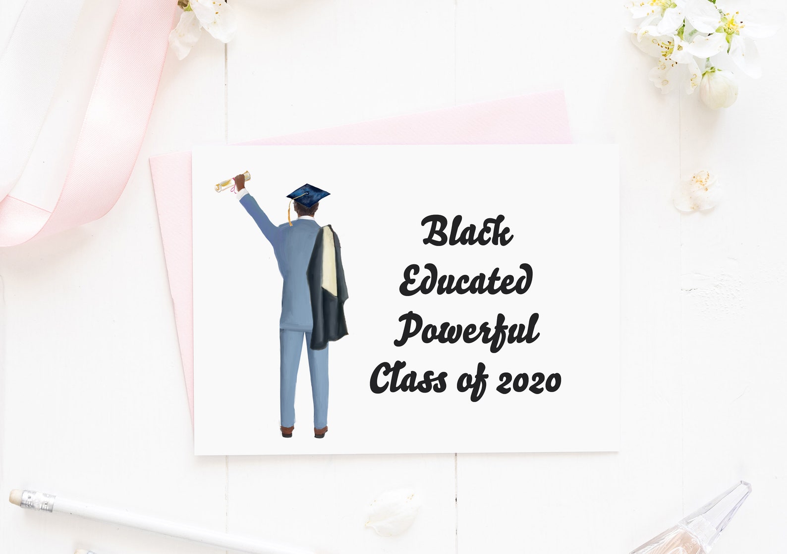 African American Graduation Male Clipart, Graduation Clipart ...