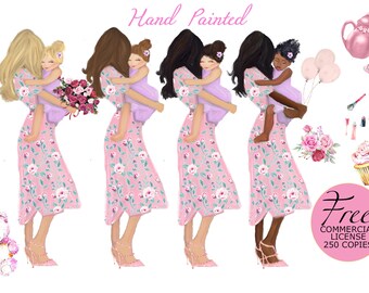 I Love Mom Clipart | Etsy