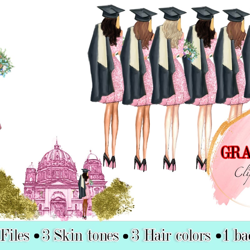 Graduation Clip Art - Etsy