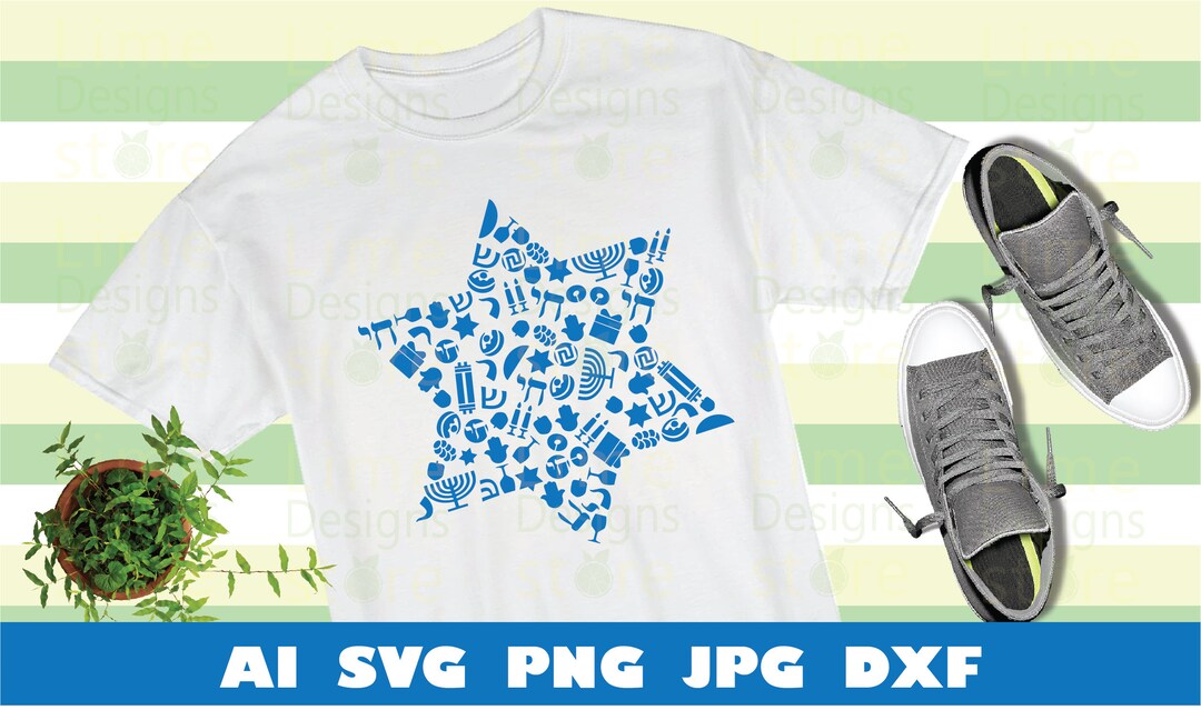 Jewish Symbols - Jewish Mandala SVG - David Star SVG - SVG Design Files ...