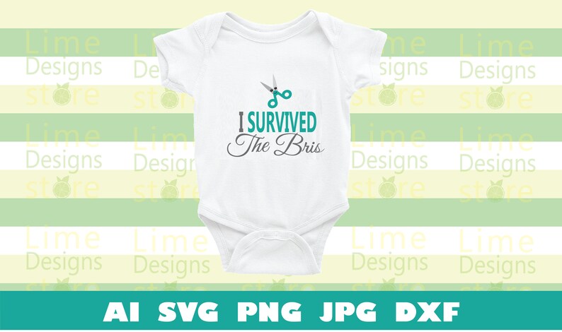 I Survived the Bris SVG - Jewish SVG - SVG Design Files for Cricut ...