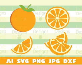Orange SVG - Etsy