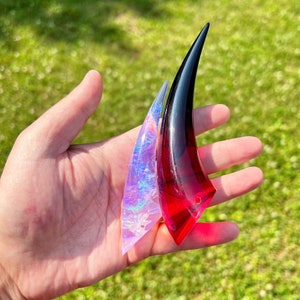 UV White Mini Oni Horns - Etsy