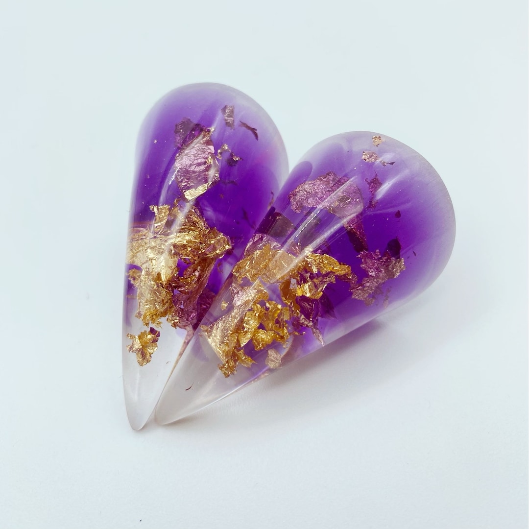 Amethyst Devil Horns - Etsy