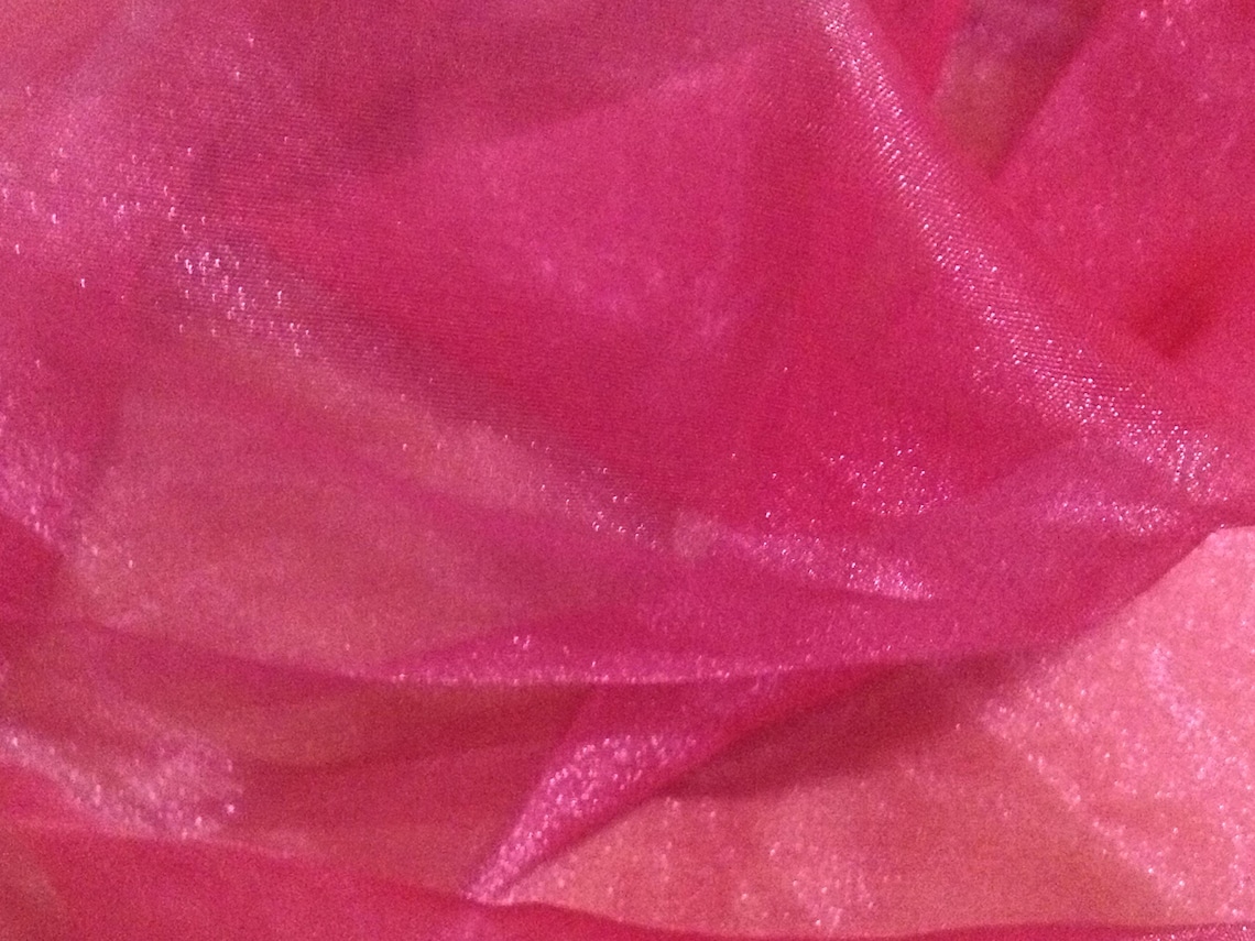 30 Colors Silk Organza Fabric- Sheer Crystal Organza Fabric for Bridal ...