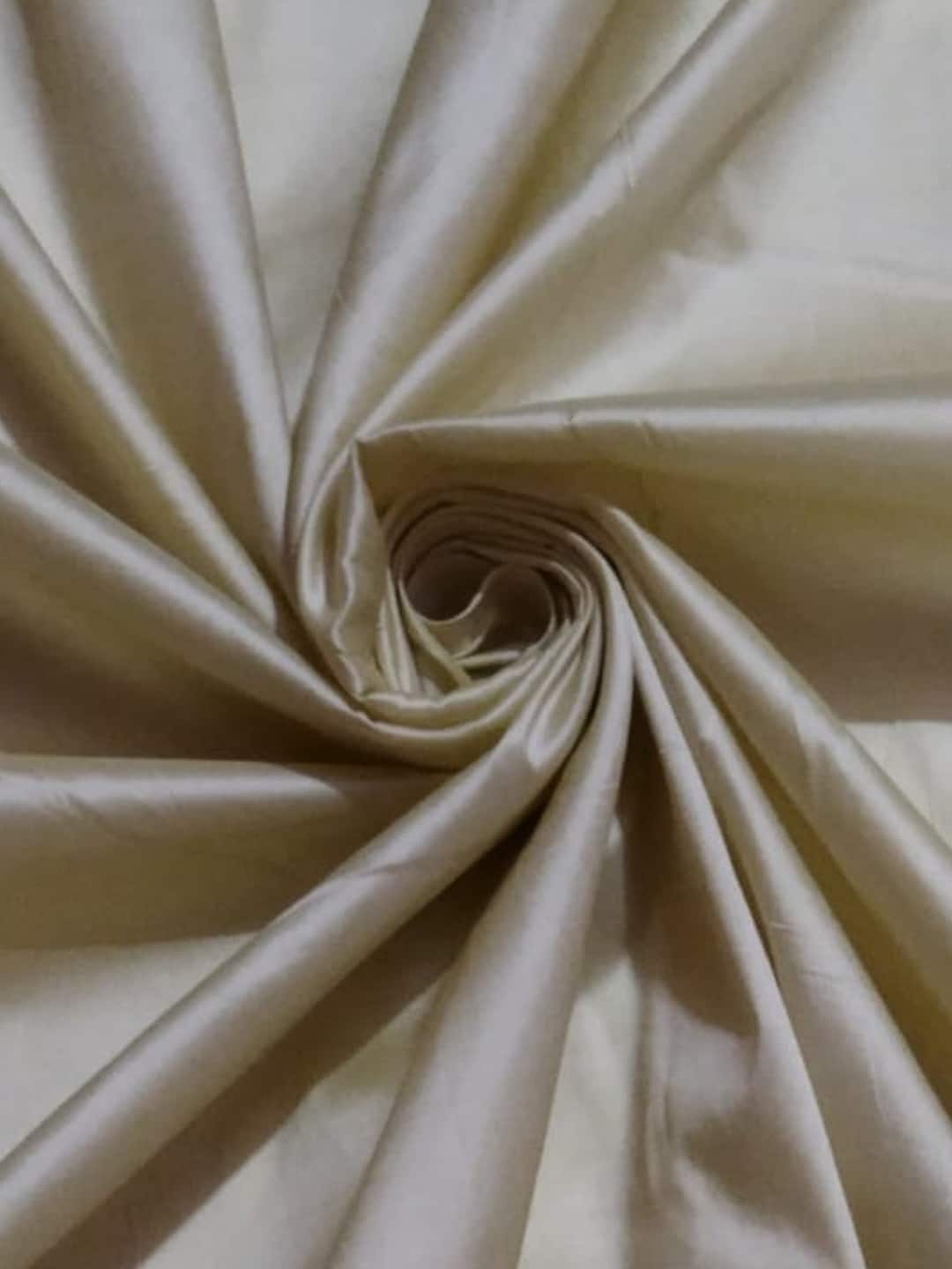 Champagne Silk Taffeta Fabric-plain Taffeta Silk Fabric- Silk Fabric ...