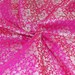 Amazing Fuchsia Color With Gold Floral Indian Brocade Fabric 70% Sale ...