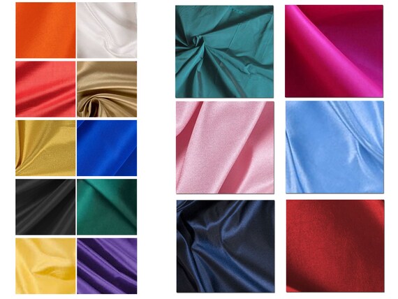 16 Color Silk Taffeta Fabric Plain Taffeta Silk Taffeta Silk - Etsy