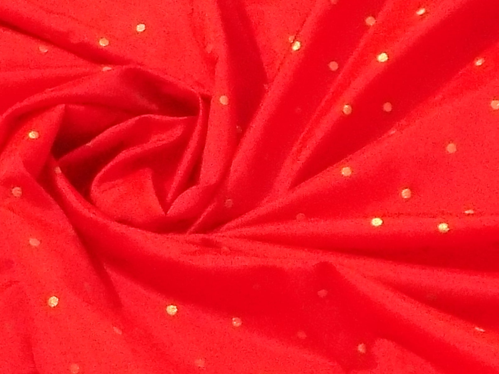 Wow Red Booti Poly Taffeta Fabric Taffeta Silk Fabric for Wedding Party ...