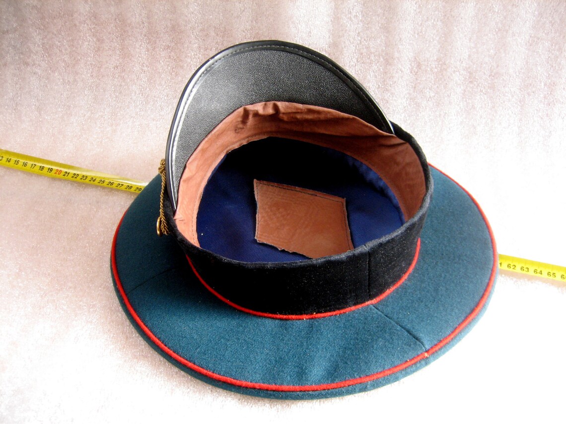 An old Soviet officer's cap for parades during the Cold | Etsy