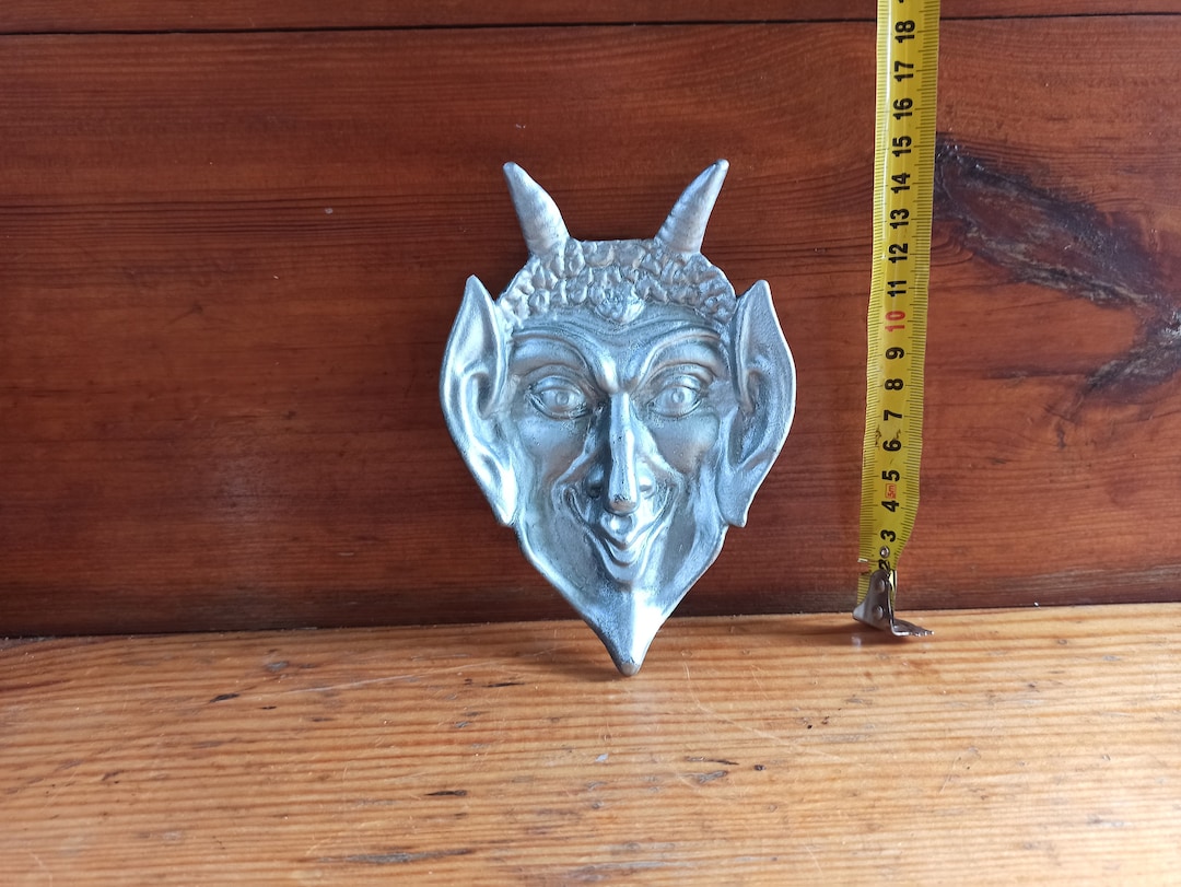 Vintage Ashtray - Devil, Mephistopheles. Devil's Head for Decoration ...