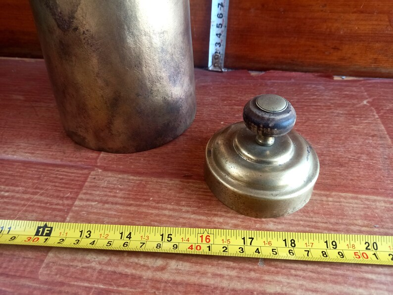 Vintage Bronze Milk Can From the 19th Century. Handmade Bronze Can for ...