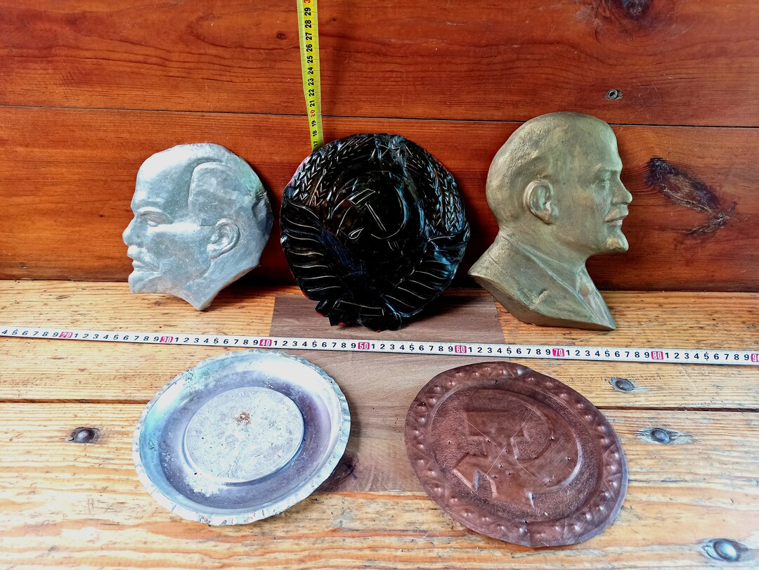 Vintage Bas-relief of Lenin to Decorate the Office of a USSR Party ...
