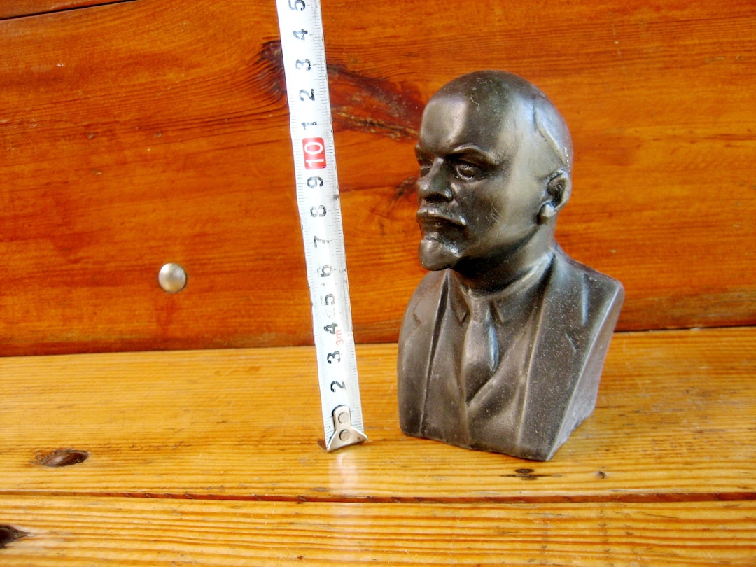 Vintage Bust of Lenin. Vintage Figure of Lenin. Lenin Monument. Lenin ...