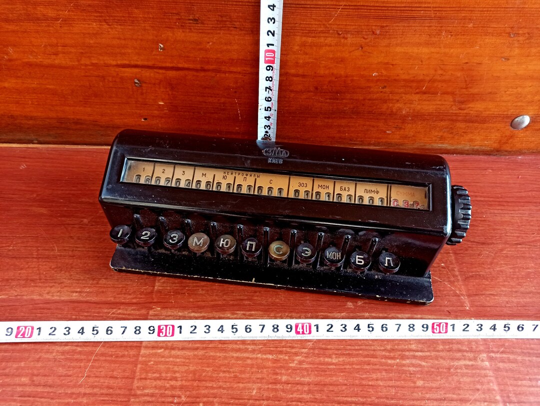 Vintage Medical Counter for Calculating the Leukocyte Formula of Blood ...