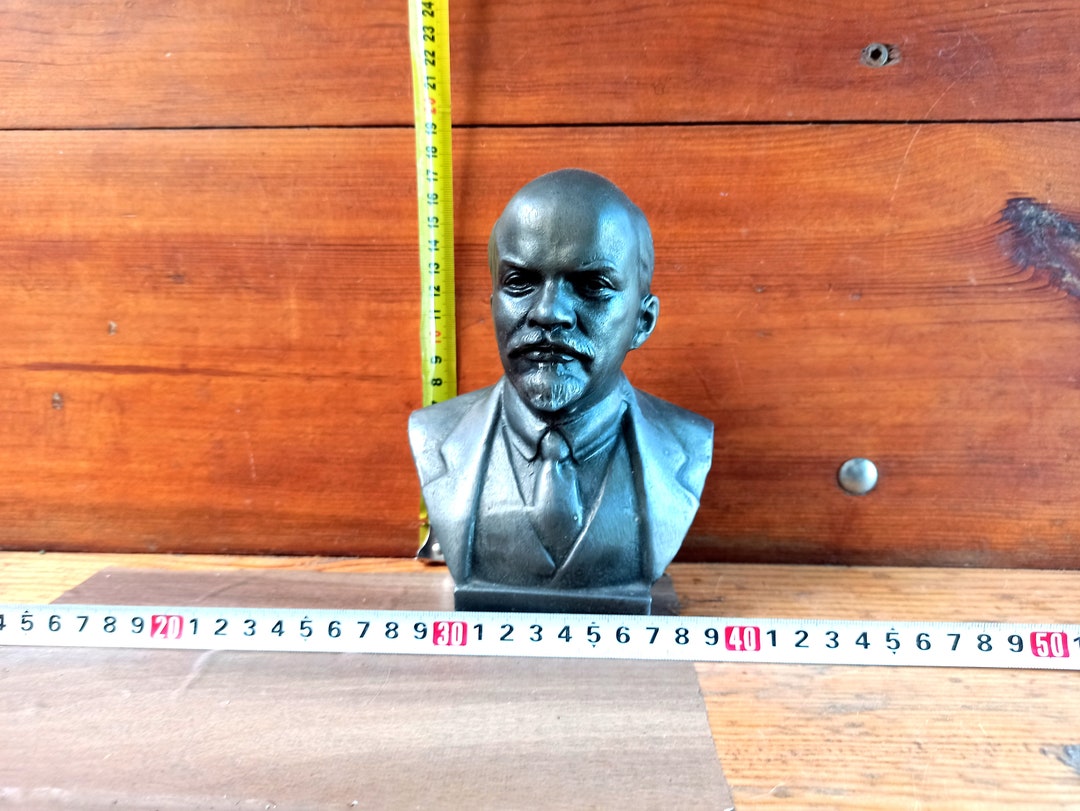 Vintage Bust of Lenin. Vintage Figure of Lenin. Lenin Monument. Lenin ...