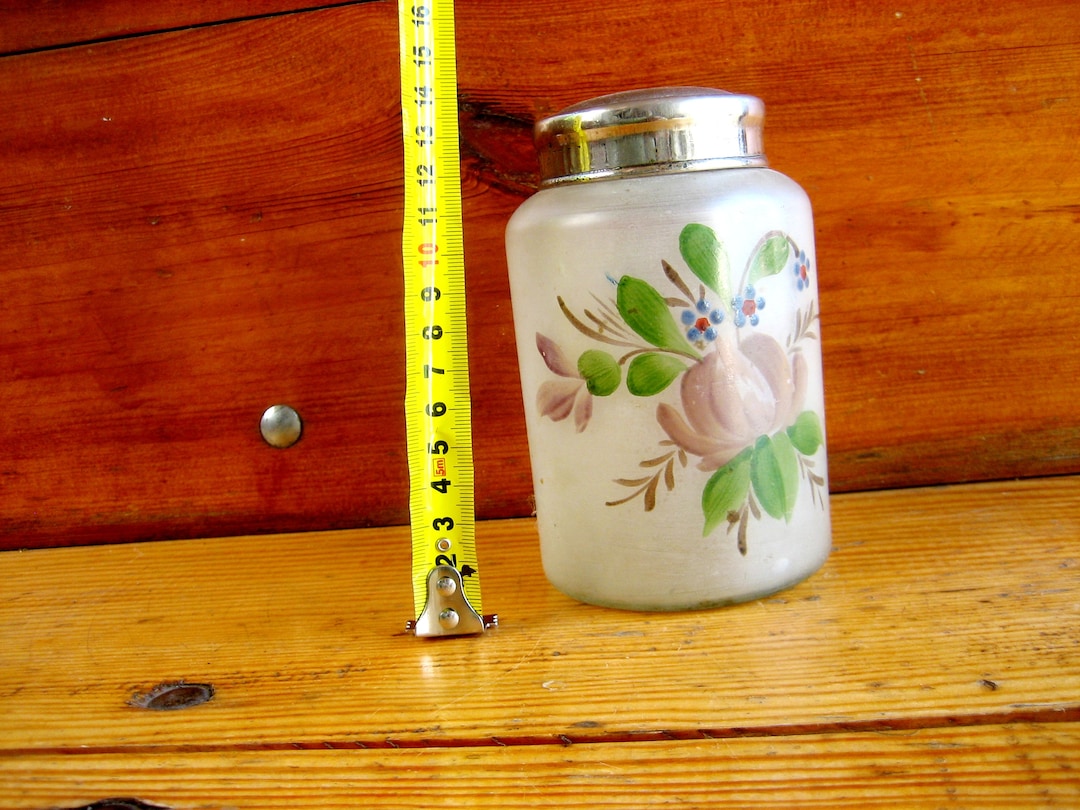 Antique Glass Box for Storing Tea and Coffee. Antique Glass Souvenir of ...