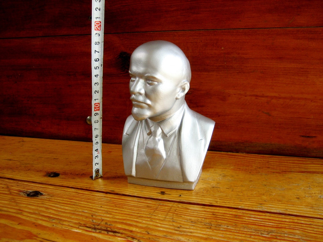 Vintage Bust of Lenin. Vintage Figure of Lenin. Lenin Monument. Lenin ...