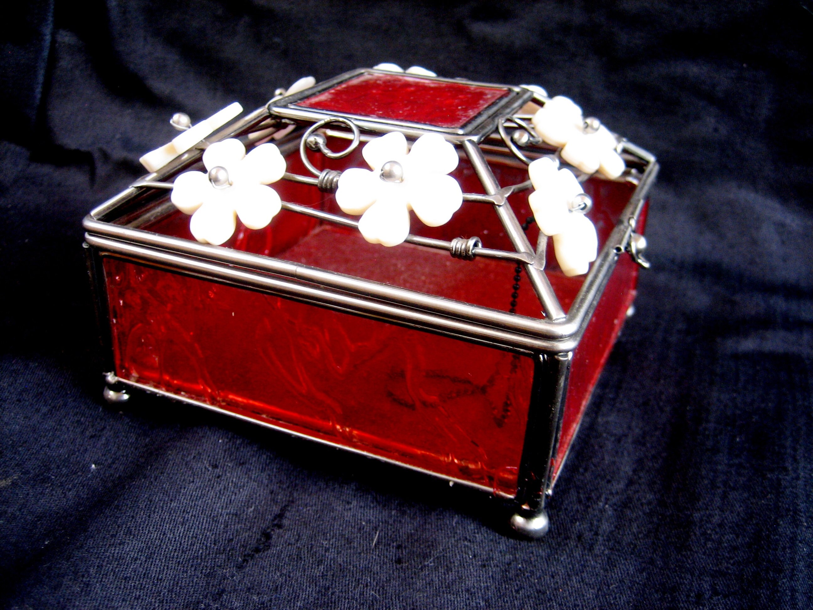 Antique jewelry casket. Antique casket for various little | Etsy