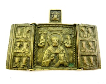 Bronze Triptych Icon - Etsy