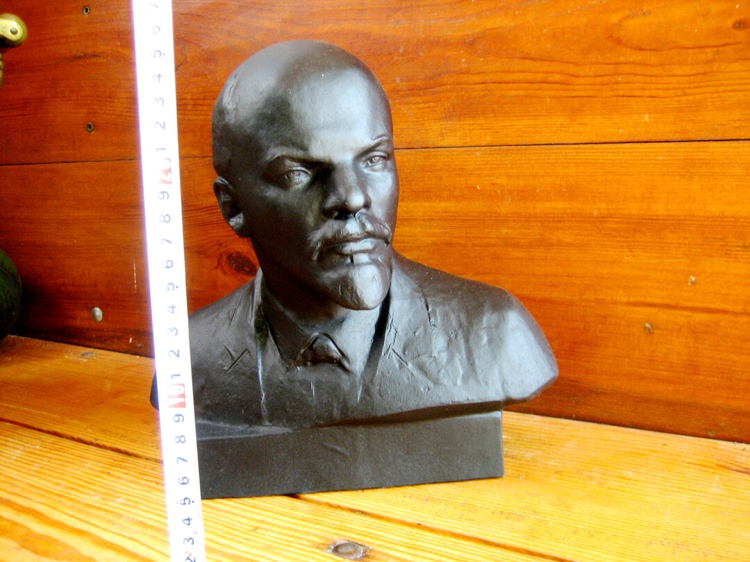 Vintage Bust of Lenin. Vintage Figure of Lenin. Lenin Monument. Lenin ...