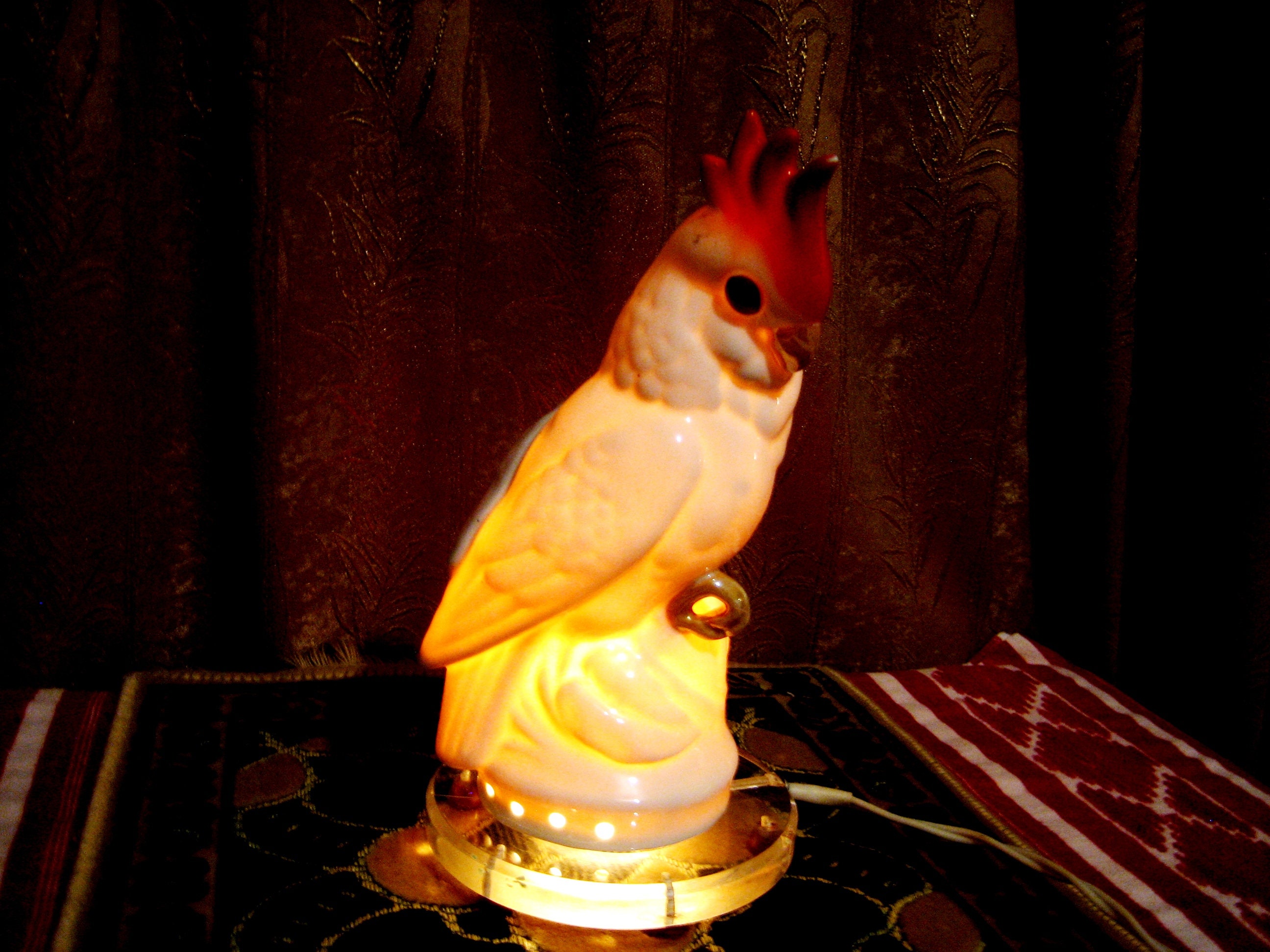 Antique Children's Night Light - "parrot". Antique Gift. Souvenir Night ...