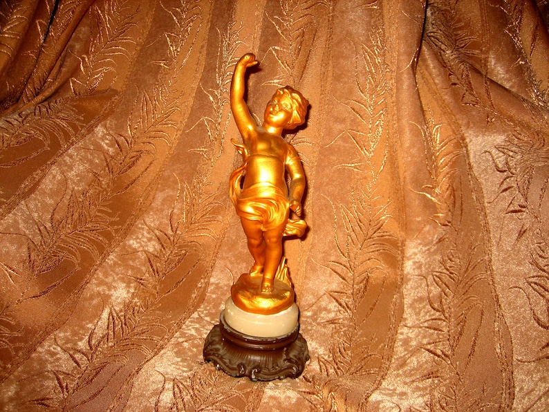 Antique Metal Figure Cupid. Ancient Sculpture. Cupid - Etsy