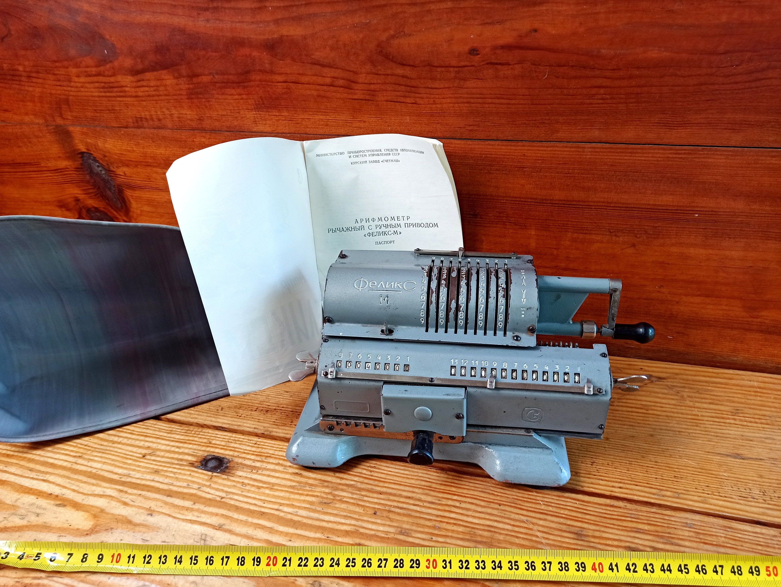 Old Soviet Mechanical Calculating Machine "felix M". Mechanical ...