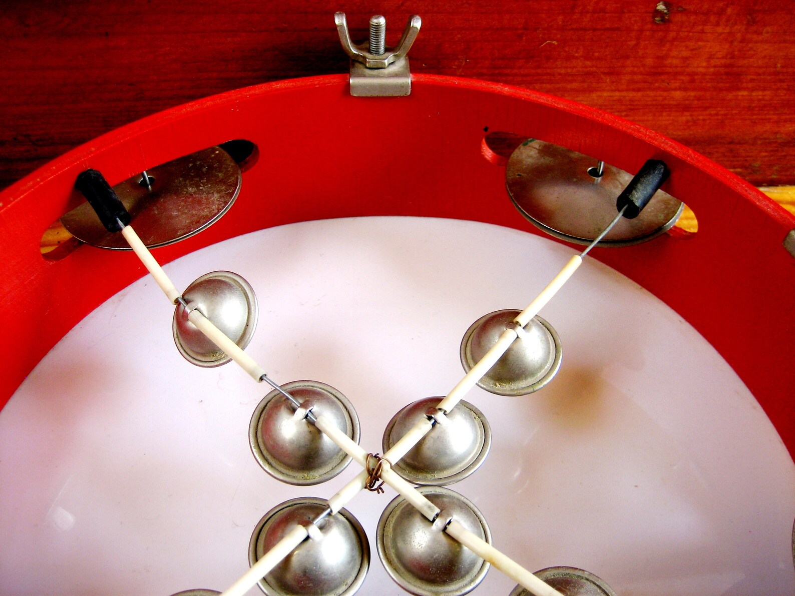 An Old Musical Instrument, a Tambourine. Wedding Tool. Ritual ...