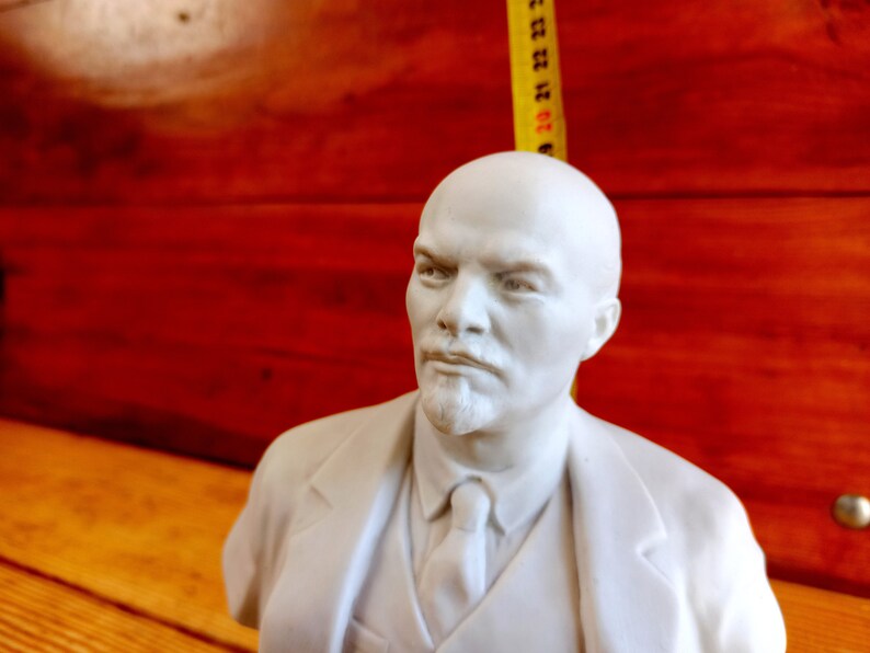Vintage Porcelain Lenin Bust, Soviet Propaganda (18cm) - Etsy