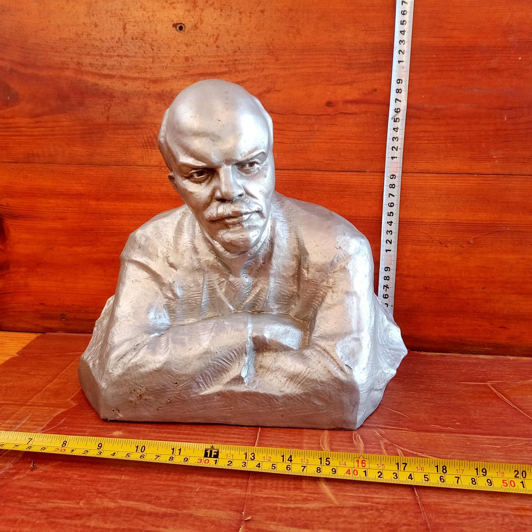 Vintage Bust of Lenin, the Leader of the Russian Bolsheviks. Lenin ...