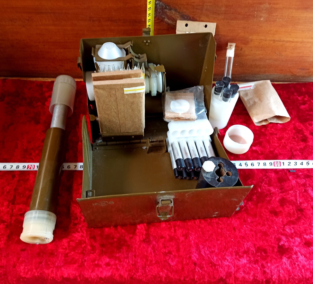 Vintage Military Chemical Reconnaissance Device. Soviet Army During the ...