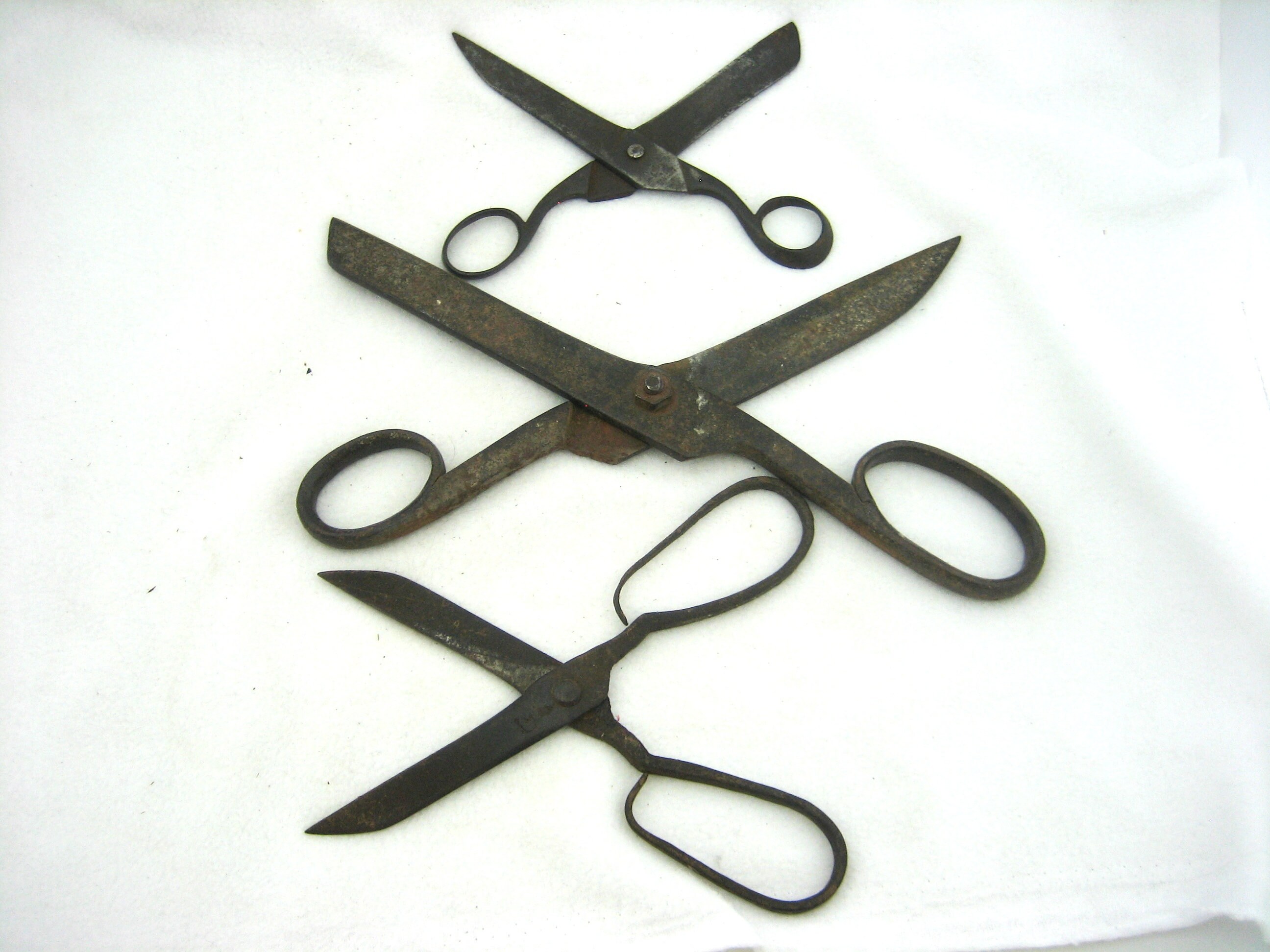 Antique Hand-forged Scissors for 18th 19th Century Tailors. - Etsy UK