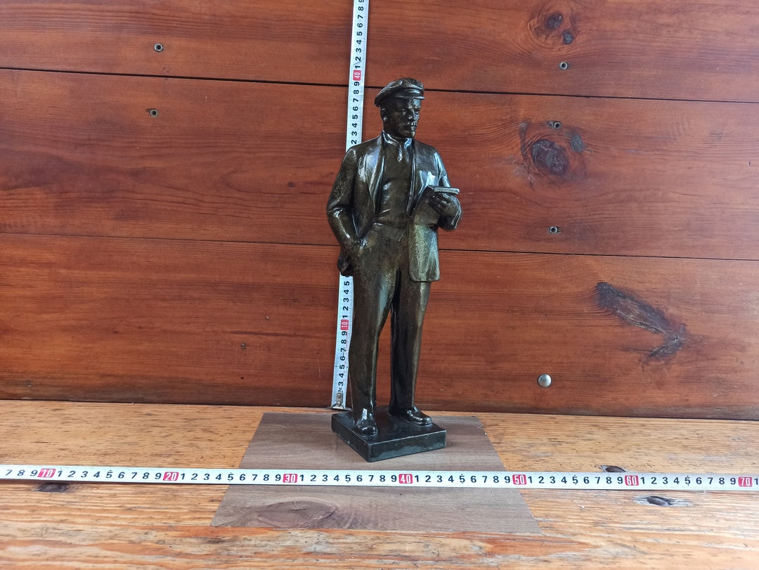 Vintage Bust of Lenin. Vintage Figure of Lenin. Lenin Monument. Lenin ...