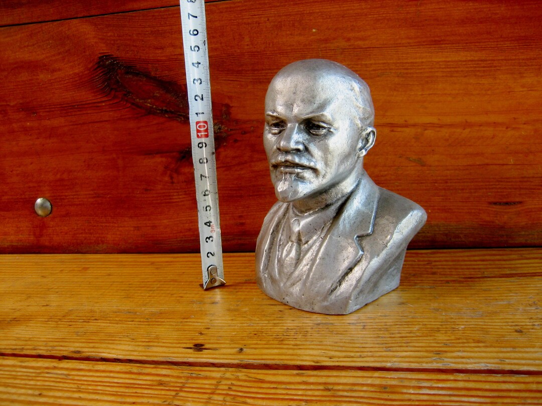 Vintage Bust of Lenin. Vintage Figure of Lenin. Lenin Monument. Lenin ...