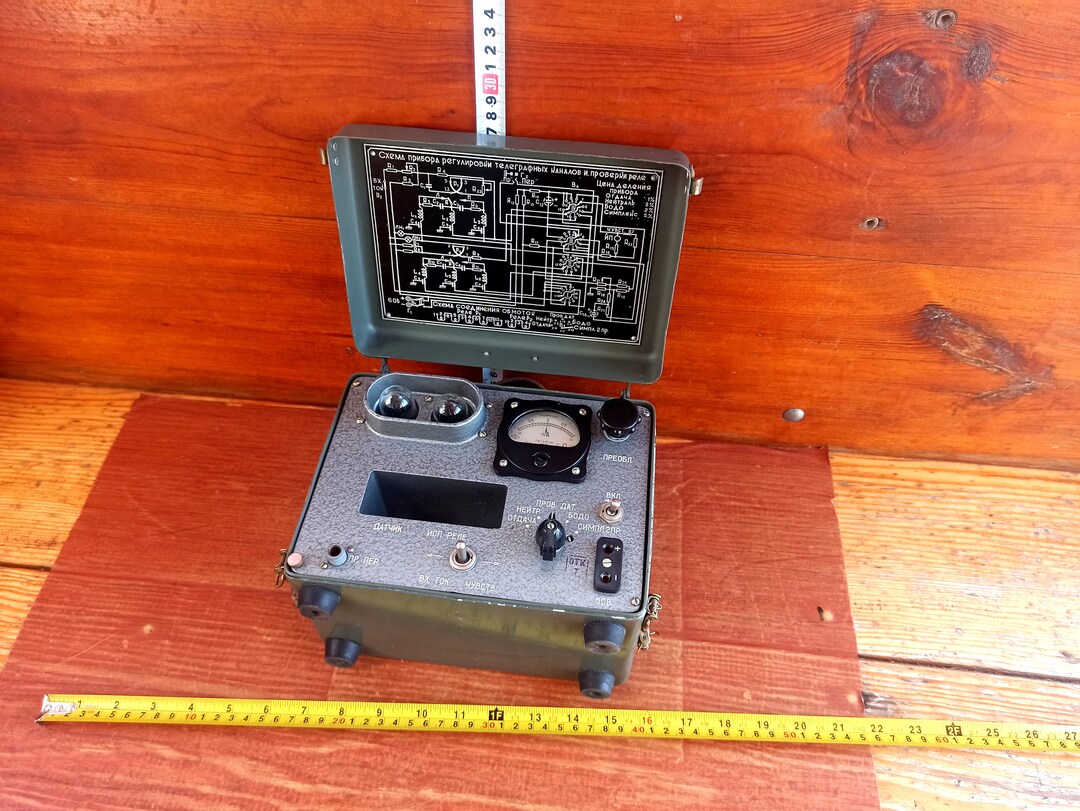 Vintage Army Device for Adjusting Telegraph Channels and Testing Relays ...
