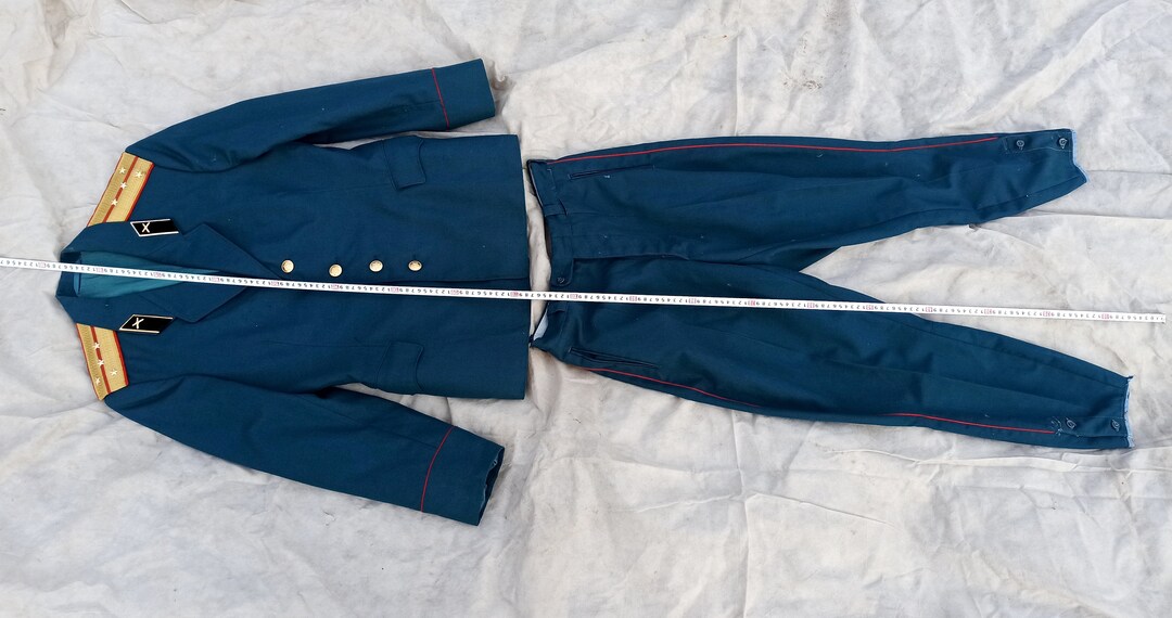 Old Dress Uniform of a Soviet Army Captain From the Cold War. Army ...
