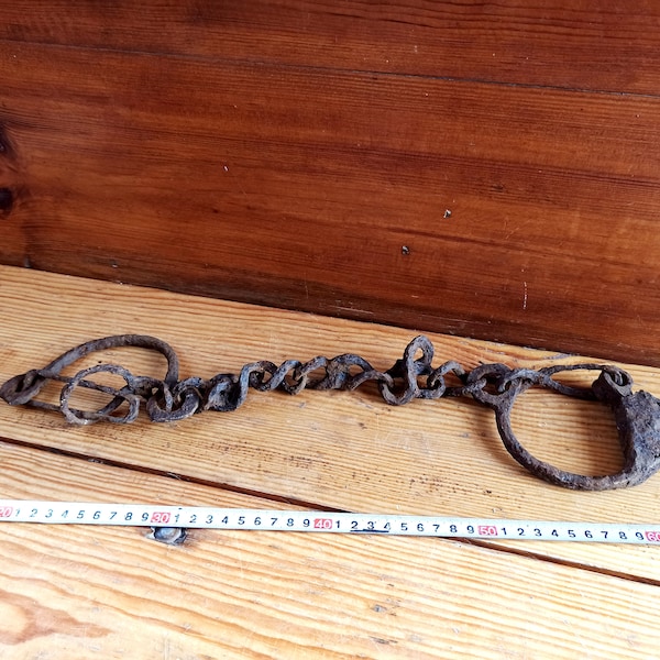 Antique Leg Shackles - Etsy