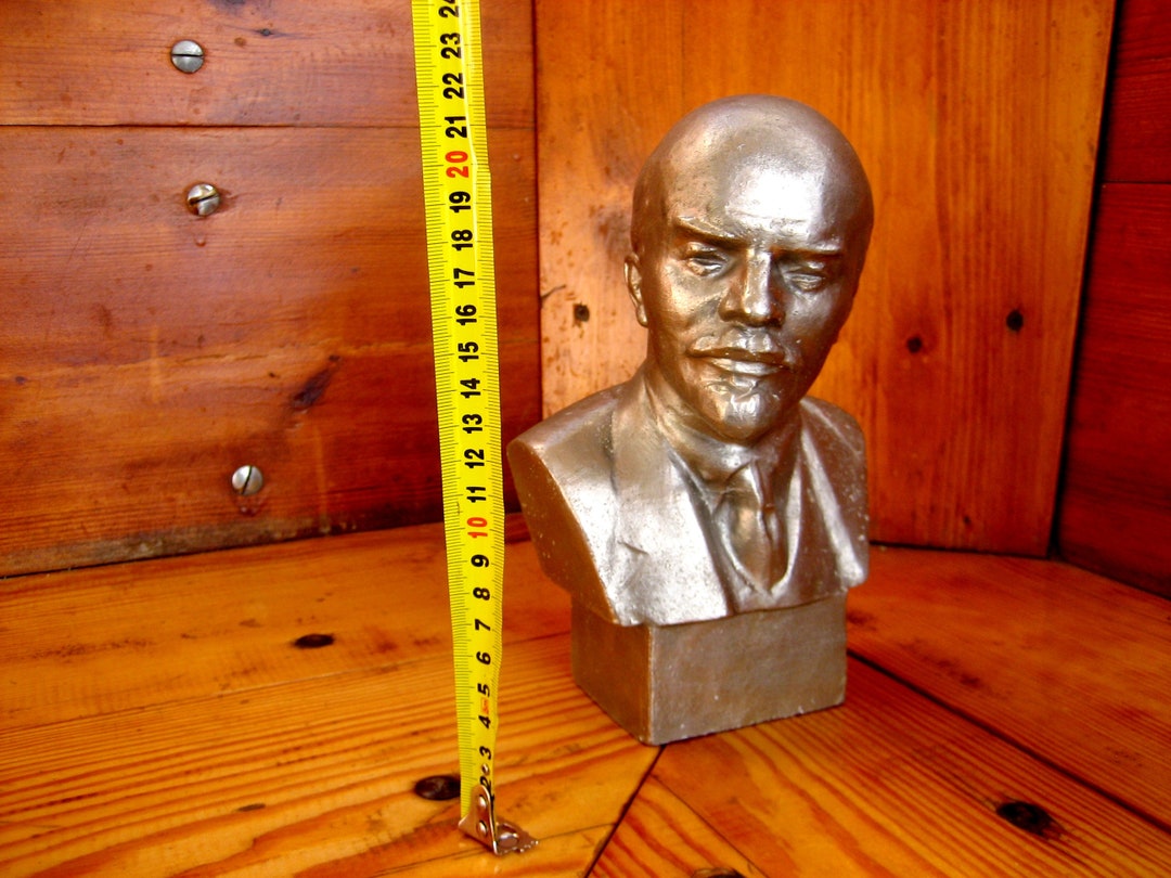 Vintage Bust of Lenin. Vintage Figure of Lenin. Lenin Monument. Lenin ...